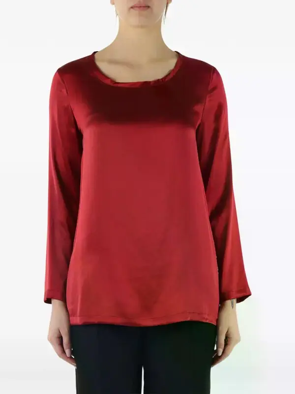 Malìparmi Long-sleeved Silk Blouse