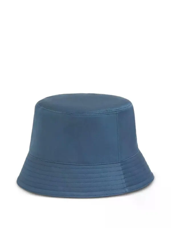 Marni Embroidered Lettering Bucket Hat - Blue