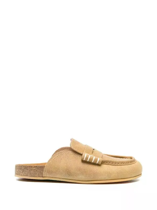 JW Anderson Stitch Detail Loafers - Neutrals