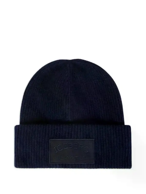 Iceberg Corn-stitch Beanie - Blue