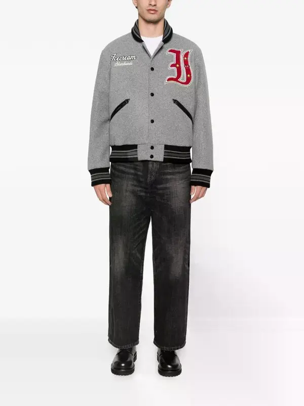 ICECREAM Logo-appliqué Bomber Jacket