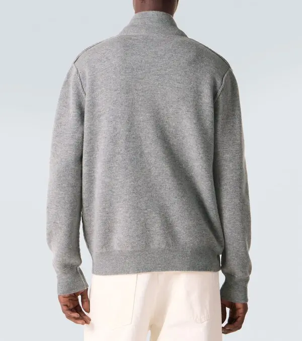 ALLUDE Wool And Cashmere Jacket - Grey