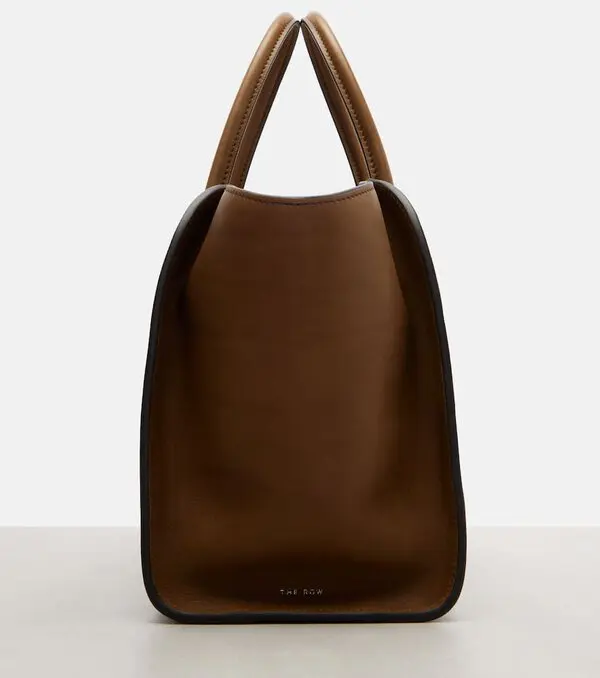 THE ROW Marlo 12 Leather Tote Bag - Brown