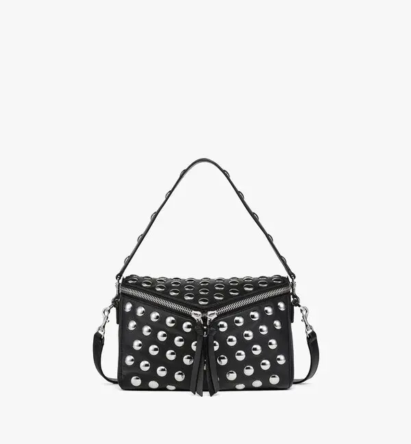 Mcm Diamant 3d Shoulder Bag - Black