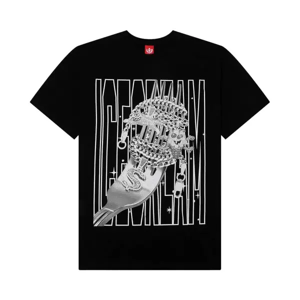 ICECREAM Pasta Short-sleeve Tee - Black