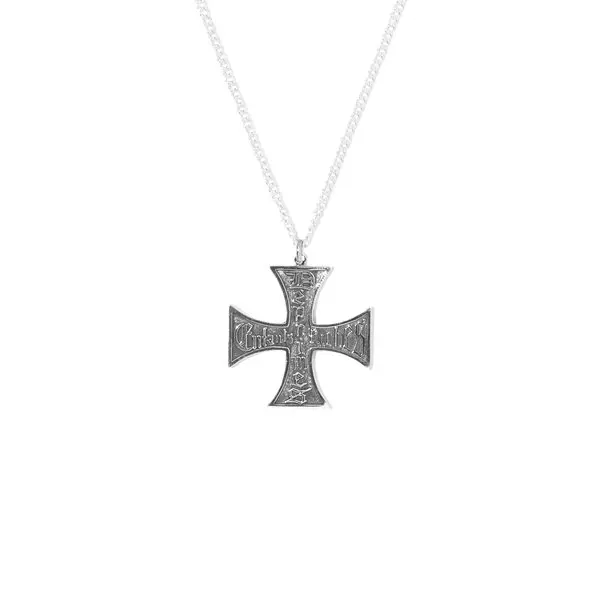 Enfants Riches Déprimés Cross Logo Necklace - Silver