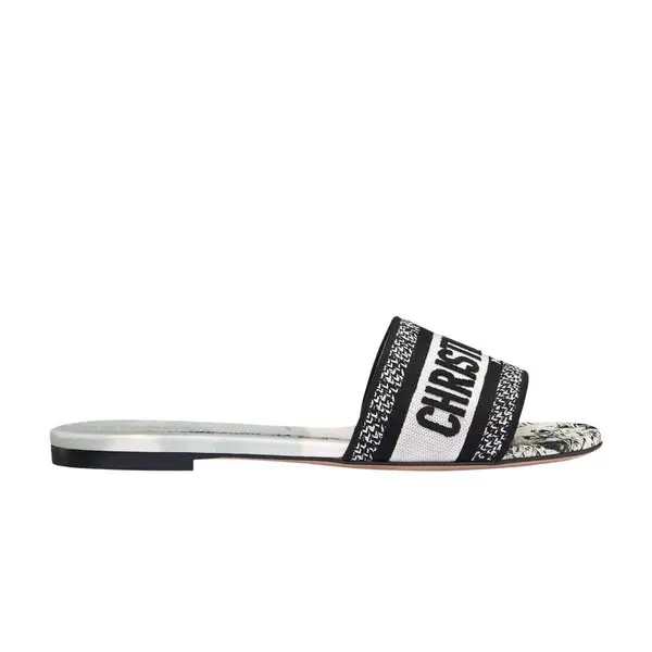 Dior Dway Plan De Paris Slides - White