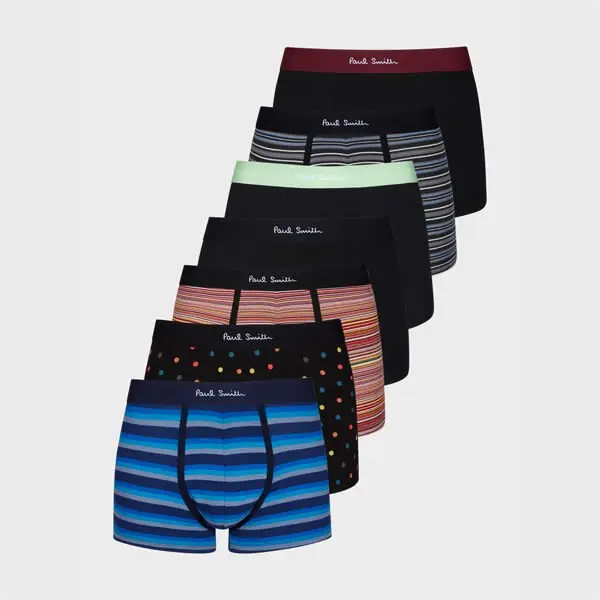 Paul Smith Mixed-pattern Boxer Briefs Seven Pack - Multicolour