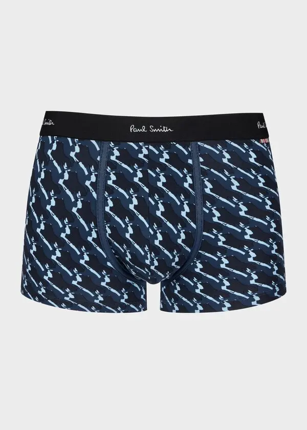 Paul Smith Navy 'jumping Rabbits' Boxer Briefs