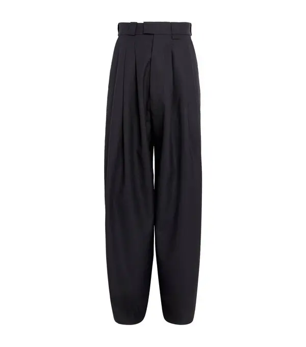 WILLY CHAVARRIA Virgin Wool Cascada Tailored Trousers