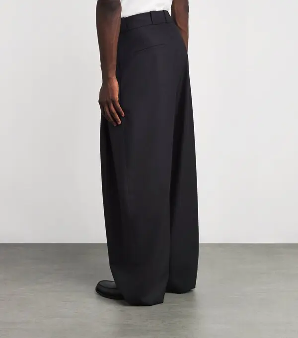 WILLY CHAVARRIA Virgin Wool Cascada Tailored Trousers