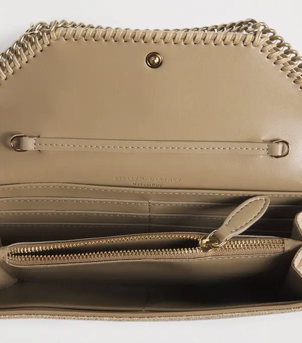 Stella McCartney Falabella Chain Wallet - Ivory