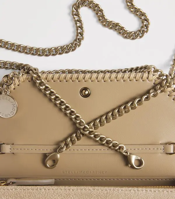 Stella McCartney Falabella Chain Wallet - Ivory