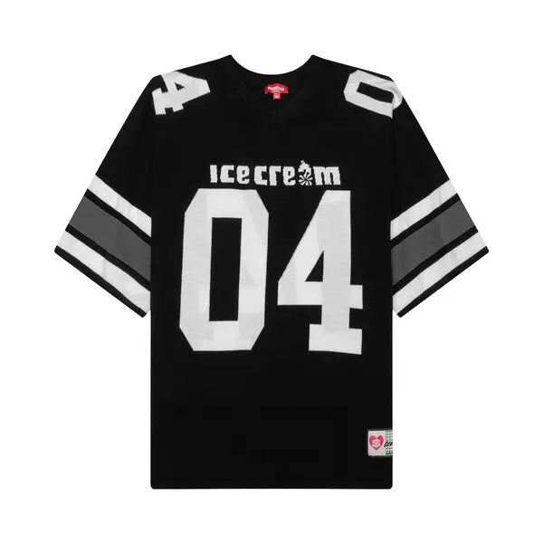 ICECREAM Touch Down Short-sleeve Sweater - Black