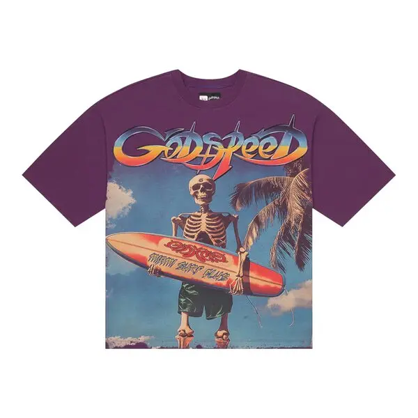 GODSPEED Miami Surf Club T-shirt - Purple