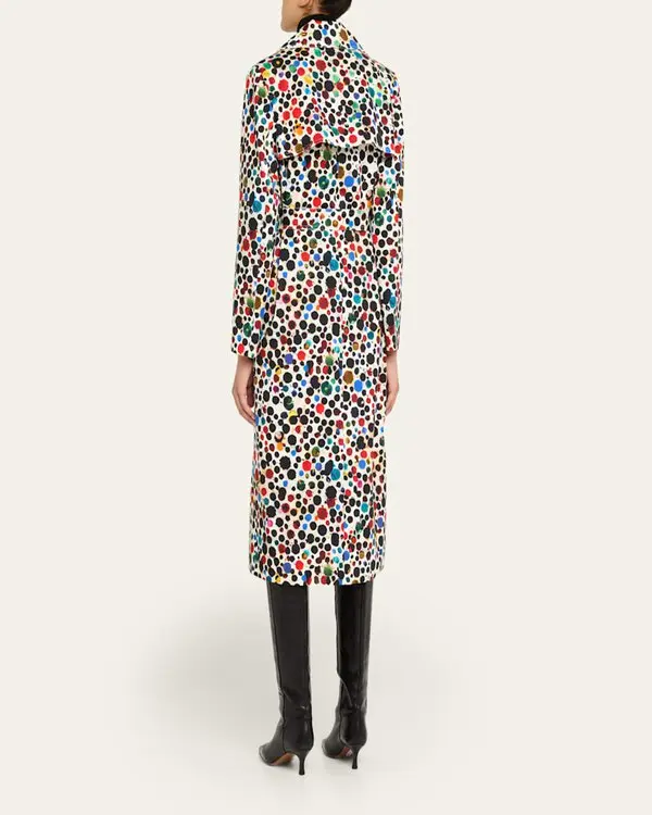 Libertine Orpheus Spotted Belted Long Trench Coat