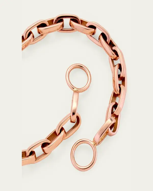 MARLA AARON 14k Rose Gold Biker Chain Bracelet