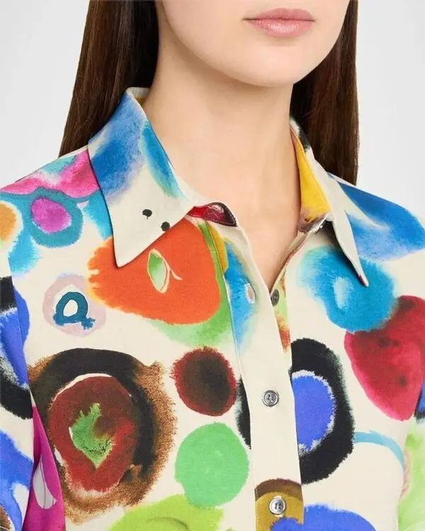 Libertine Printed Mini Polo Dress