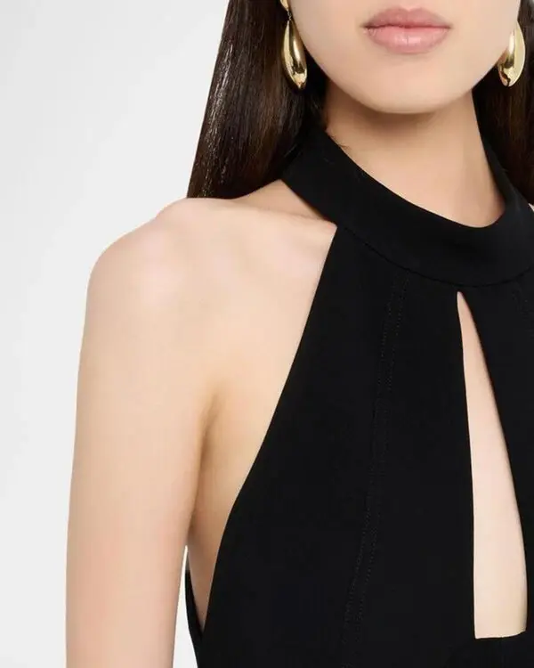 A.L.C. Lucie Wide-leg Halter Jumpsuit
