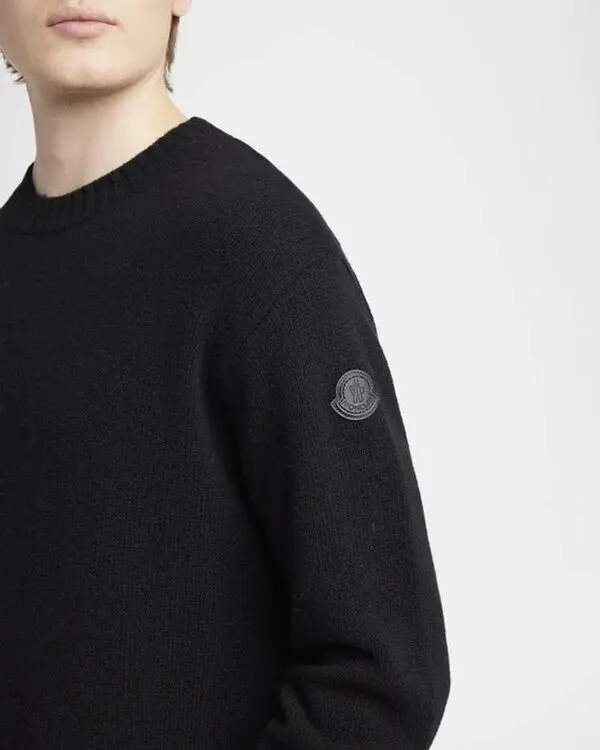 Moncler Wool And Cashmere Crewneck Sweater
