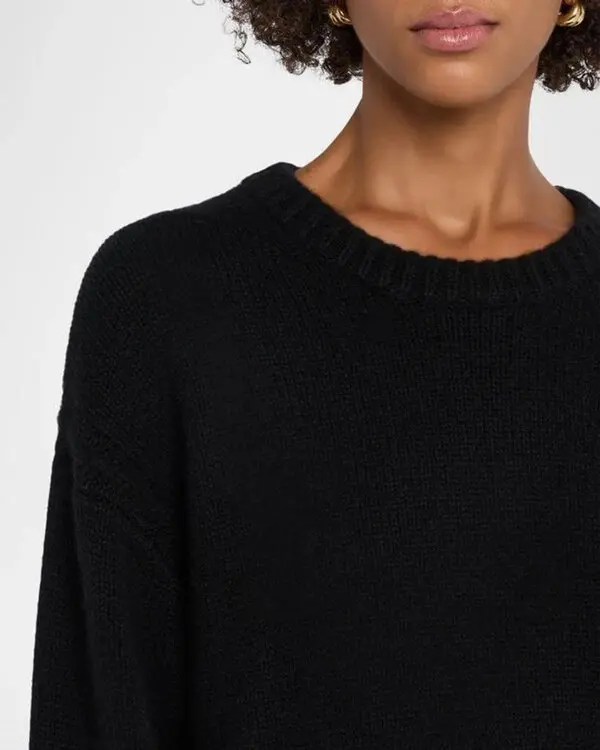 Guest In Residence Cashmere Crewneck Sweater - Black