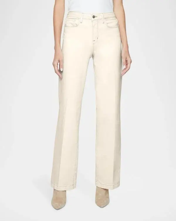 L & APOS;AGENCE Scottie High-rise Wide-leg Jeans