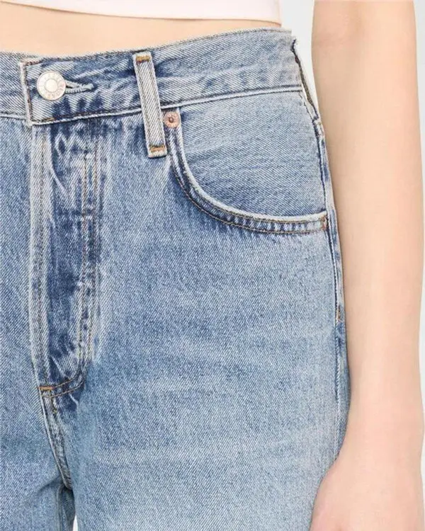AGOLDE Ren Wide-leg Cropped Jeans