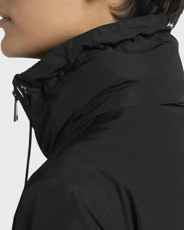 Moncler Technical Twill Short Parka - Black