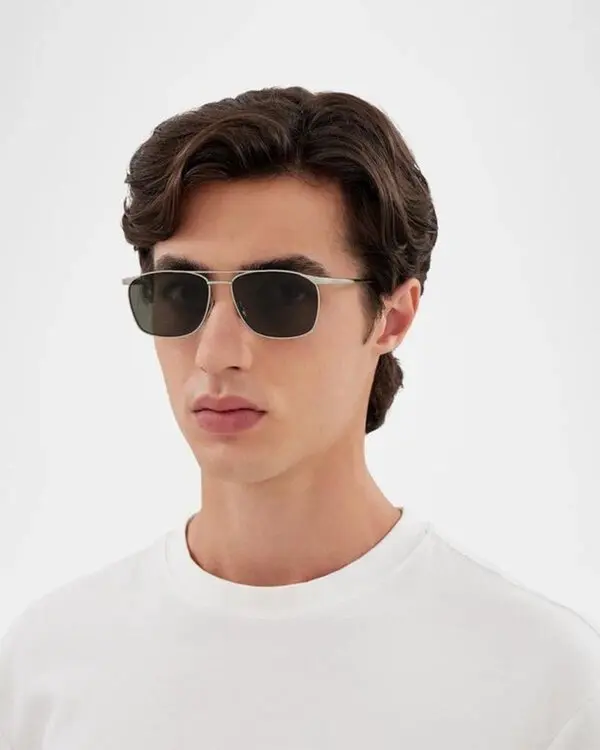 Saint Laurent Sl 796 Vincent Metal Aviator Sunglasses