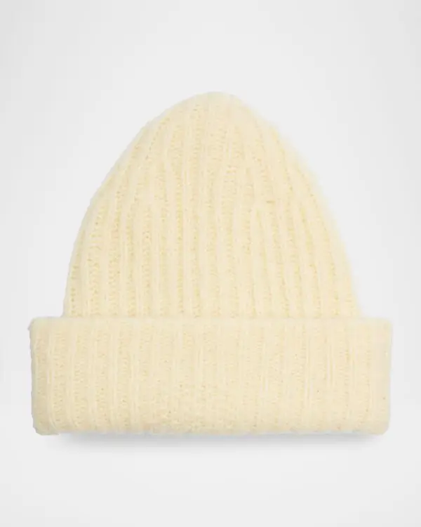 Guest In Residence Cloud Wool Ribbed Beanie - Mist