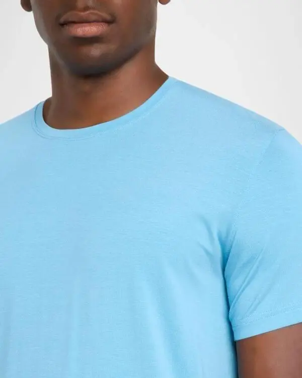 Derek Rose Apos;s Basel Micro Modal Stretch Crewneck T-shirt