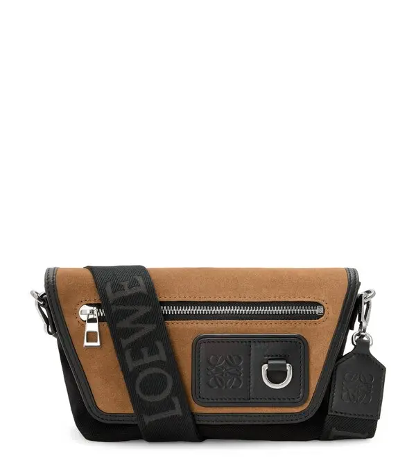Loewe Mini Flex Messenger Bag - Black