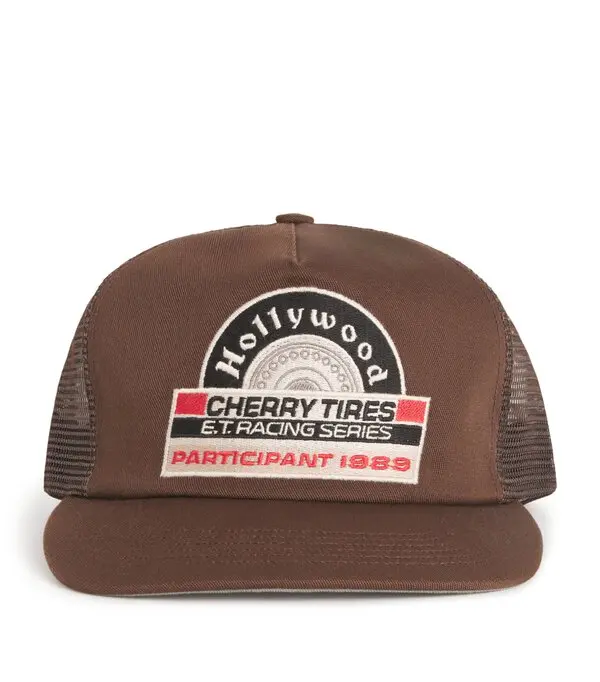 CHERRY LOS ANGELES Cherry Tires Trucker Cap - Brown