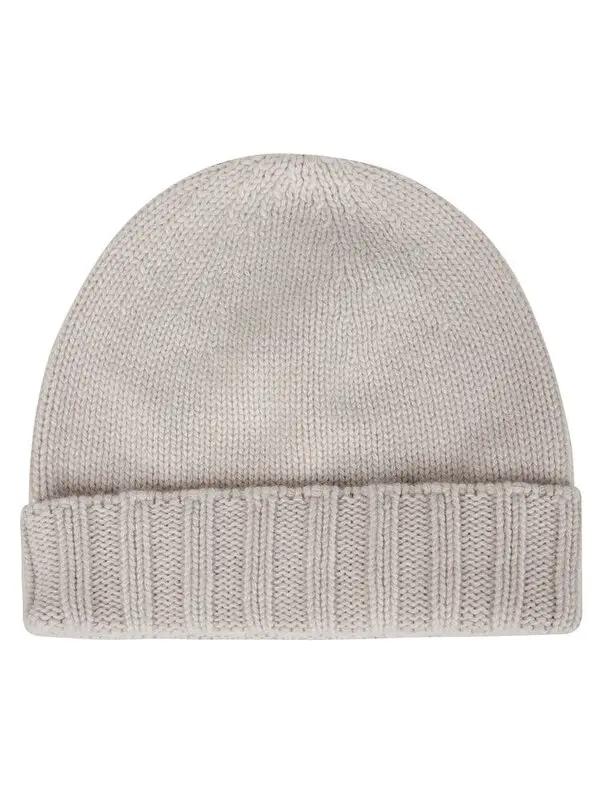 DRUMOHR Cashmere Beanie - White