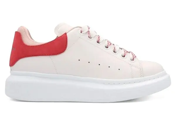 Alexander McQueen Oversized Sneakers - Beige/red