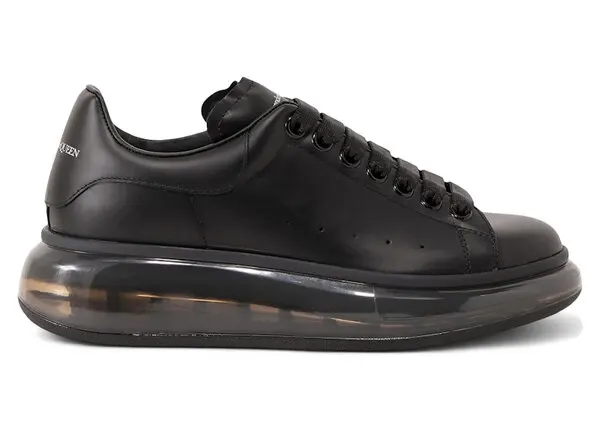 Alexander McQueen Oversized Clear Sole Sneakers - Black