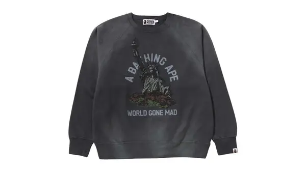 A BATHING APE Relaxed Fit Crewneck Sweatshirt