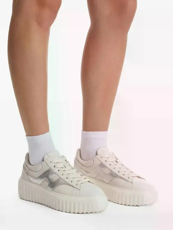 Hogan H-stripes Platform Sneakers - Neutrals