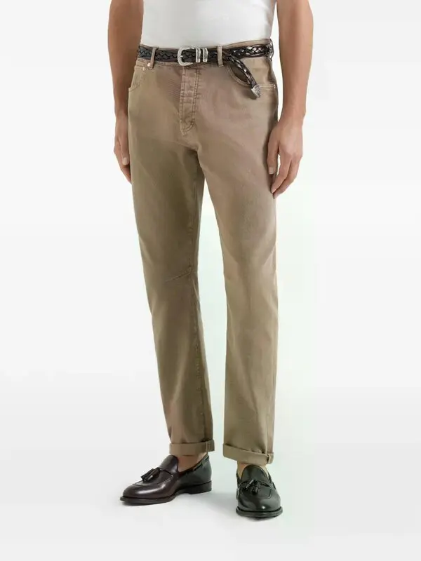 Brunello Cucinelli Five-pocket Denim Jeans - Brown