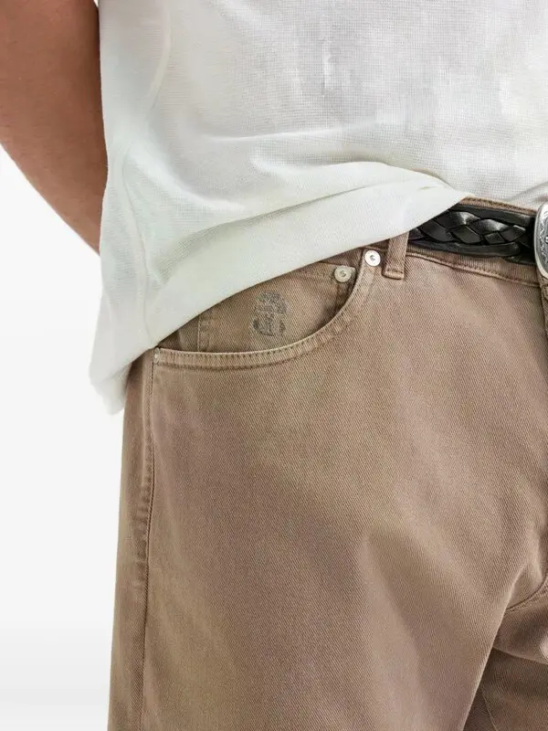 Brunello Cucinelli Five-pocket Denim Jeans - Brown