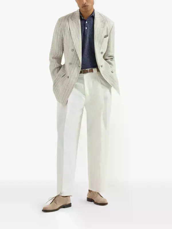 Brunello Cucinelli Long-sleeve Button-fastening Polo Shirt