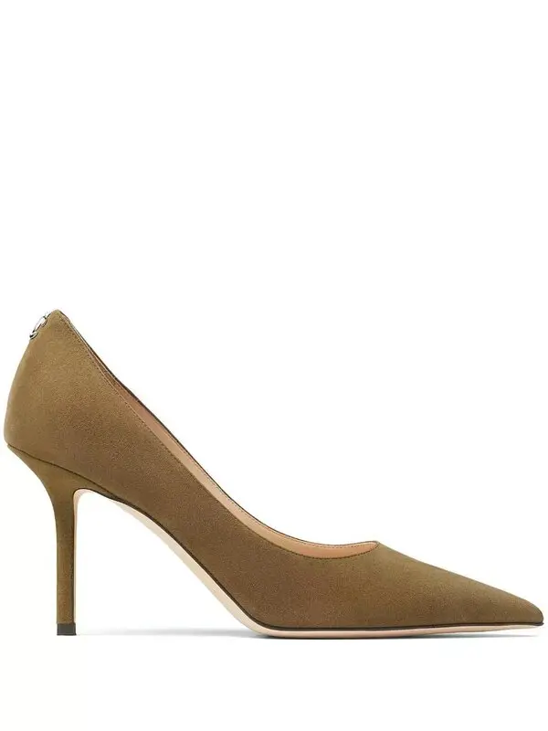 JIMMY CHOO Love 85 Pointed-toe Pumps - Green