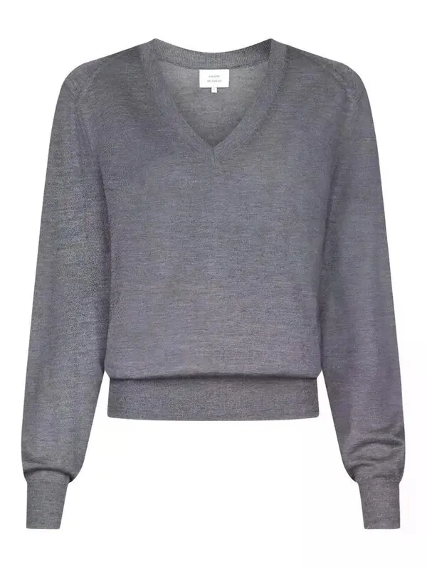 Loulou De Saison V-neck Ribbed Sweater