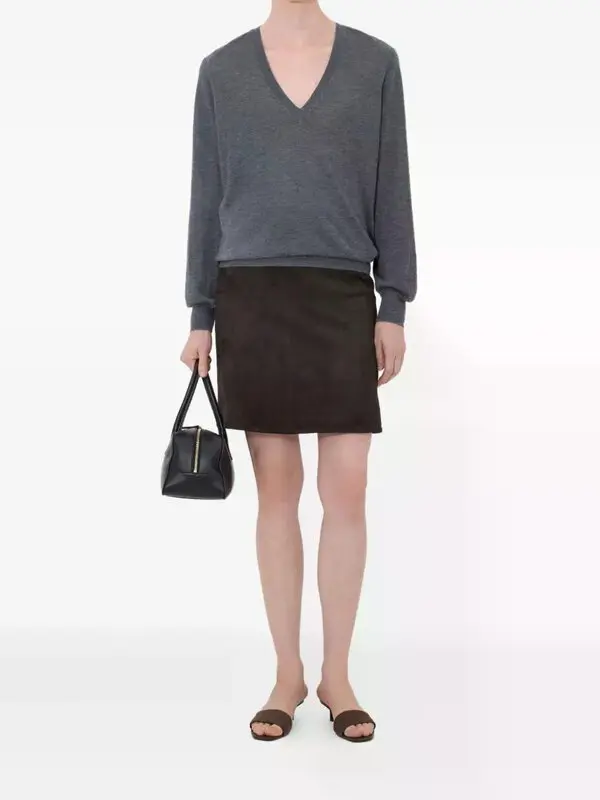 Loulou De Saison V-neck Ribbed Sweater
