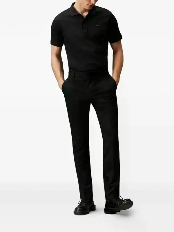 Calvin Klein Logo Plaque Polo Shirt