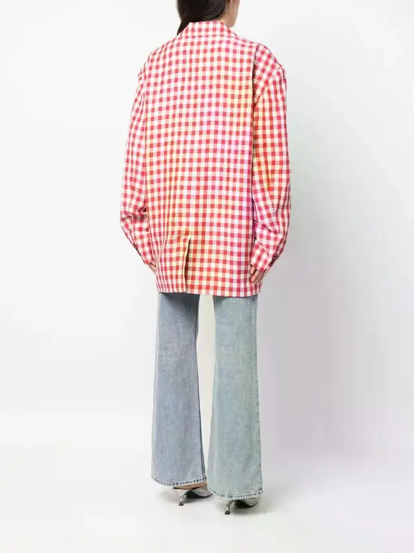 Acne Studios Single-breasted Gingham Blazer