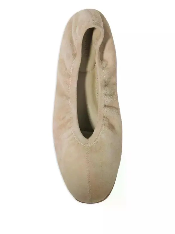Simkhai Danna Suede Elasticated Ballet Flats