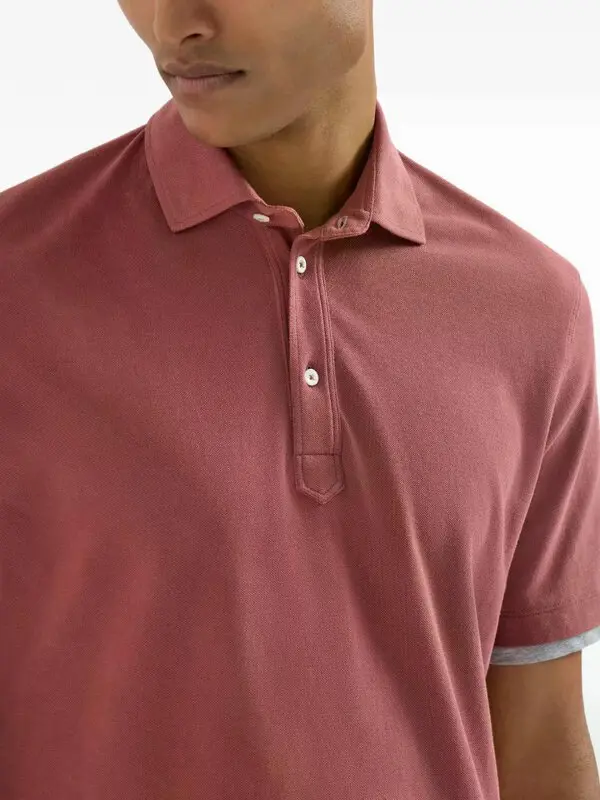 Brunello Cucinelli Short-sleeve Polo Shirt