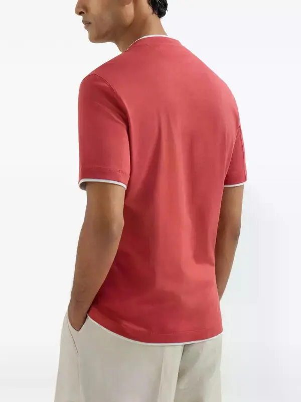 Brunello Cucinelli Crew-neck Layered T-shirt