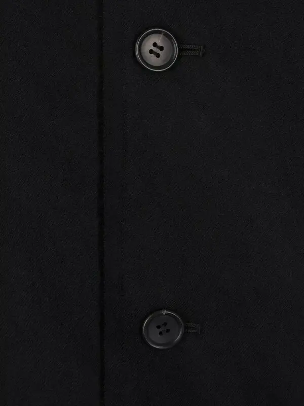 Yohji Yamamoto Herringbone Paneled Coat